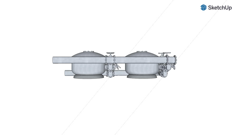 2x48 sand filter | 3D Warehouse