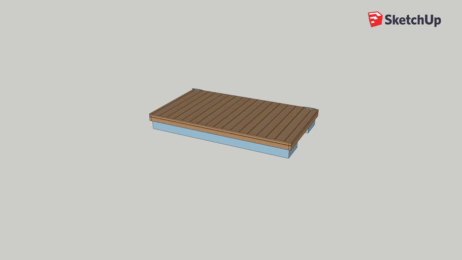 16x8 floating dock | 3D Warehouse