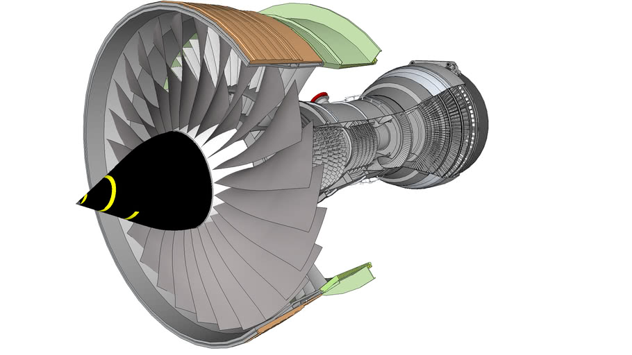 Rolls Royce Trent 700 | 3D Warehouse