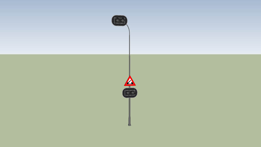 Draw Bridge Warning Sign & Light | 3D Warehouse