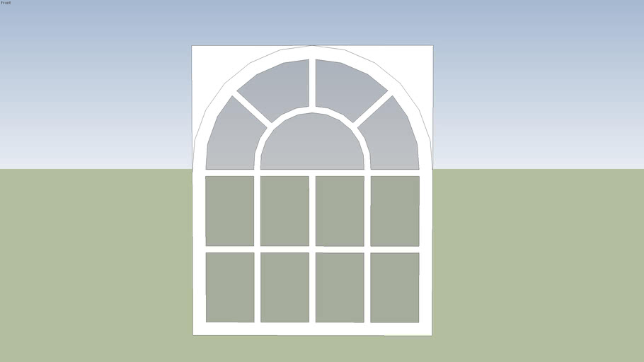 Window Round Top | 3D Warehouse