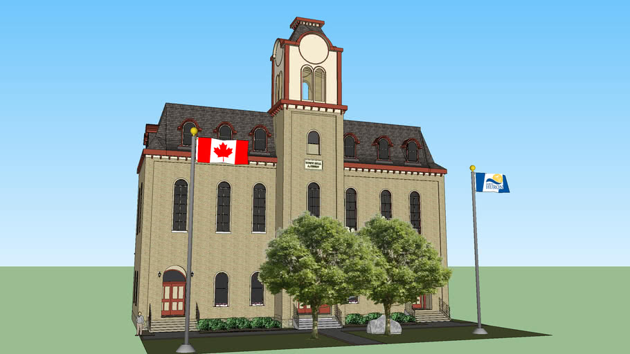 Wingham Ontario Town Hall | 3D Warehouse