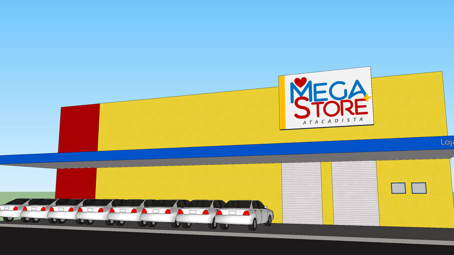 Rede Mega Store Atacadista LOJA 6 (Rede de Carioca) | 3D Warehouse