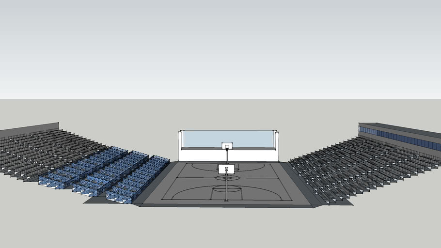 Basketball Court with Seats | 3D Warehouse