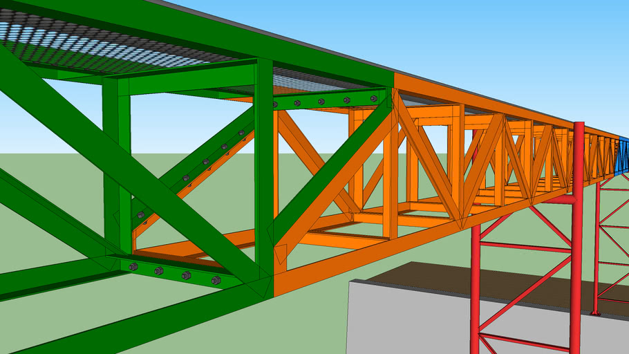 Pipe rack support 2 | 3D Warehouse