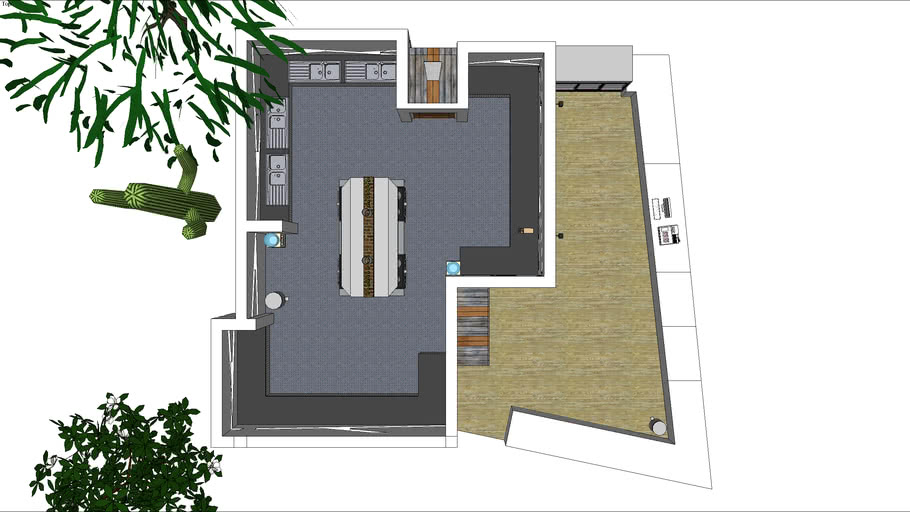 food court kitchen | 3D Warehouse