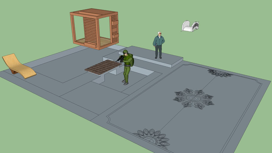 3d taman rumah | 3D Warehouse