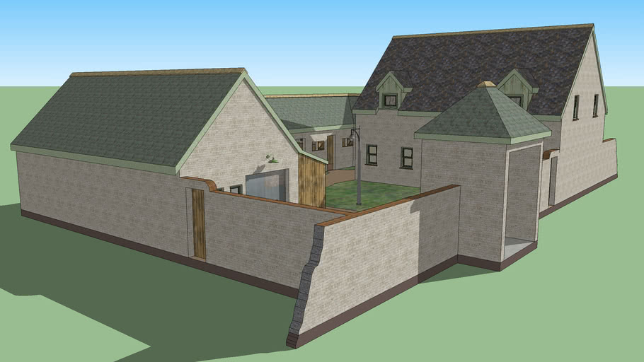 Farmhouse Complex | 3D Warehouse