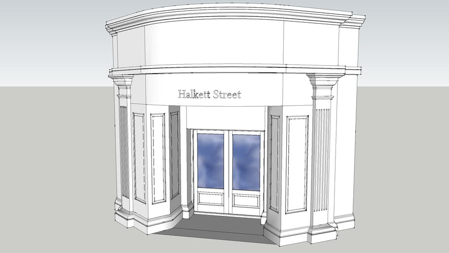 Curved shopfront | 3D Warehouse