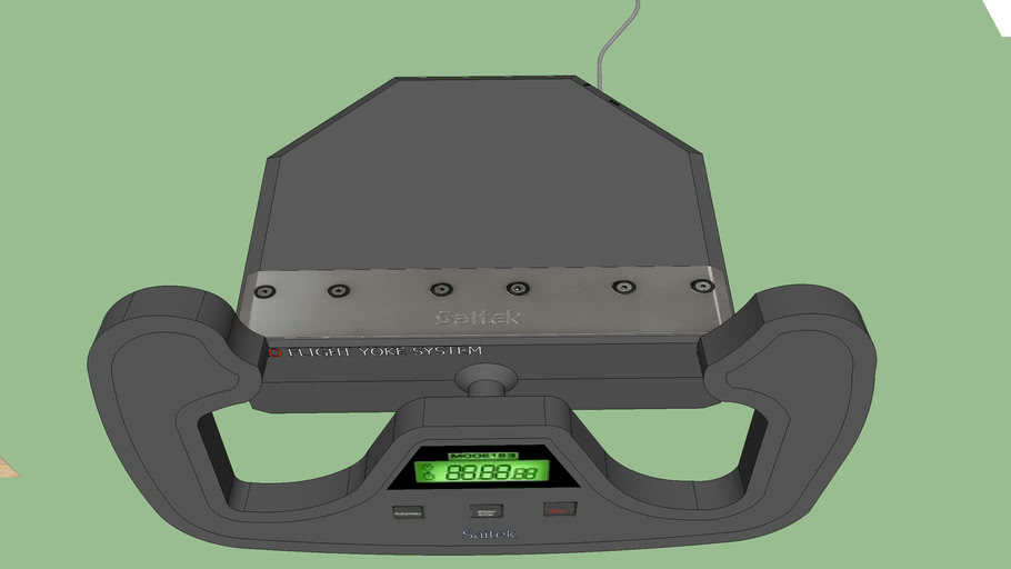 Saitek Flight Yoke | 3D Warehouse
