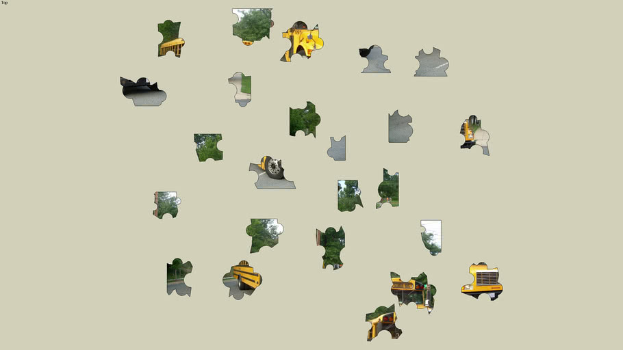 Picture Puzzle with Random Jigsaw PIeces | 3D Warehouse