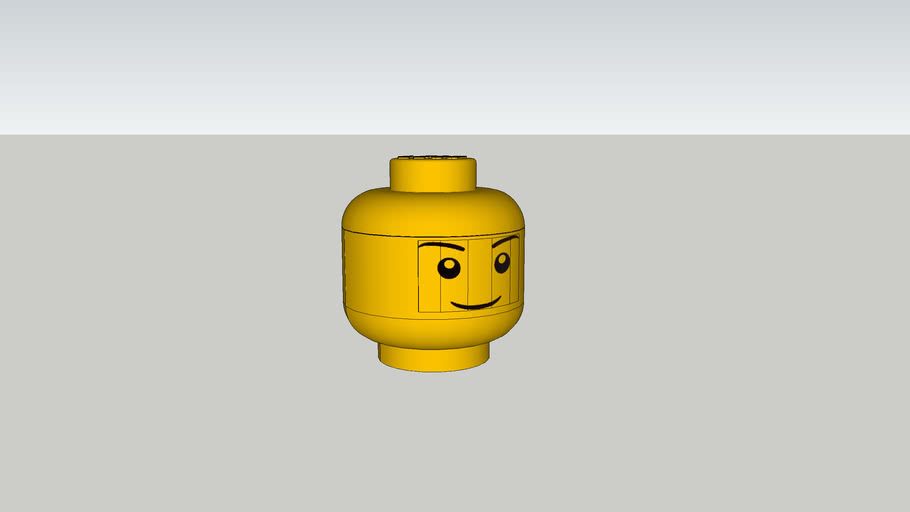 Lego Head Decor | 3D Warehouse