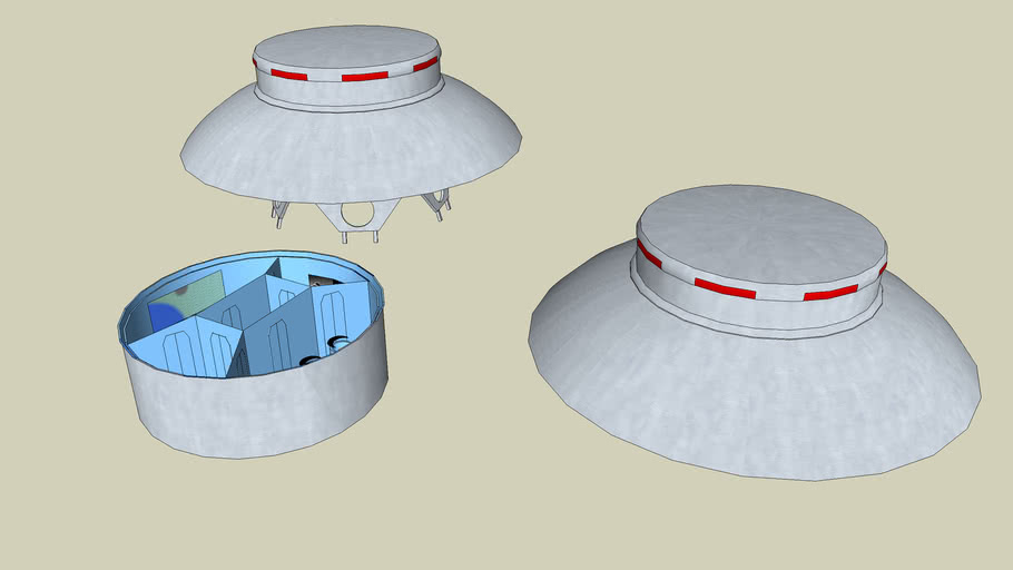 Saucer from 1960's TV Series 'The Invaders' | 3D Warehouse