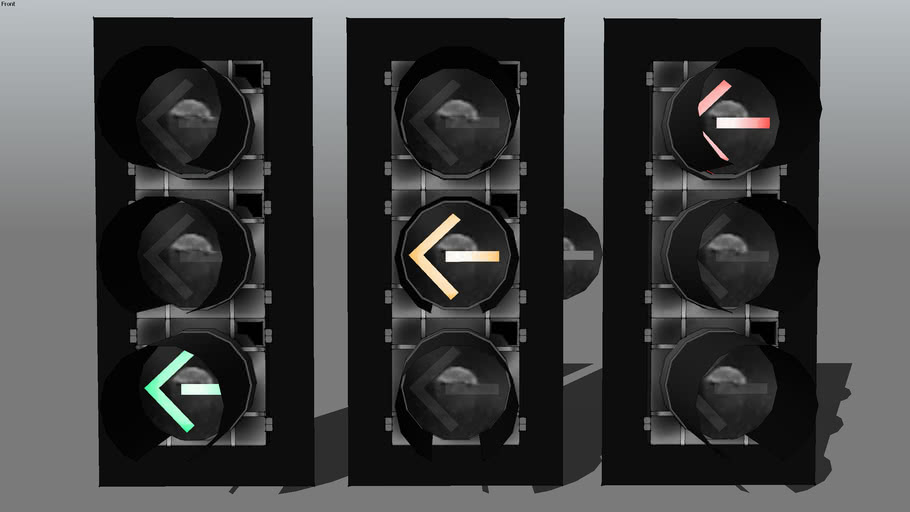 2013 Intelight ESB Left turn traffic signals | 3D Warehouse