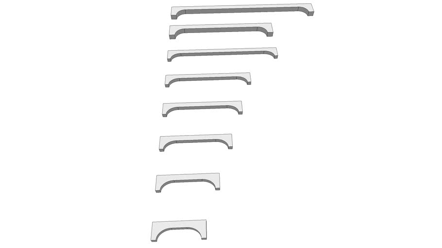 Top Knobs - Riverside Pulls | 3D Warehouse