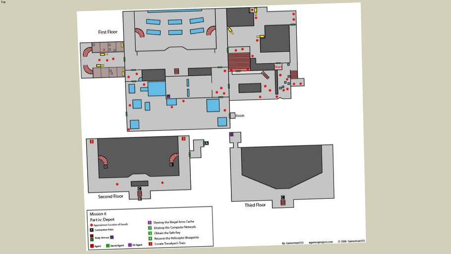 Goldeneye 007 Control level (unfinished) | 3D Warehouse