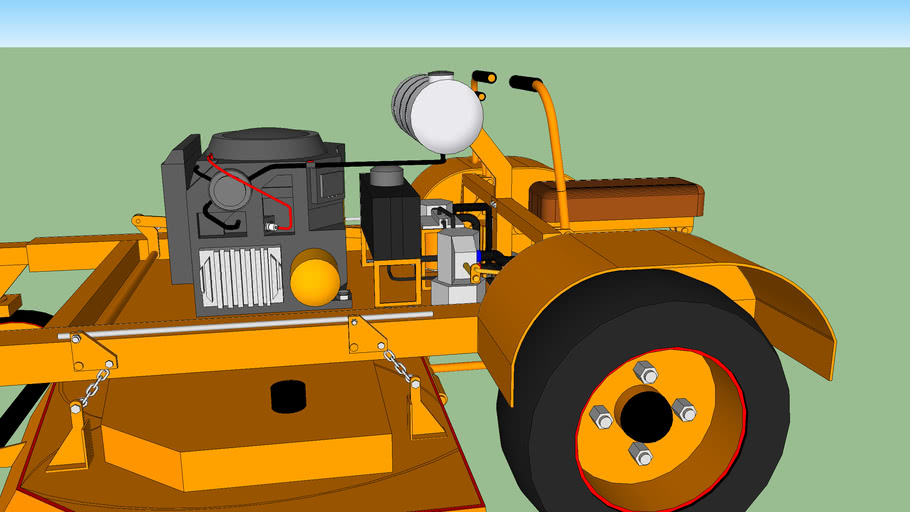 Homemade zero turn mower | 3D Warehouse
