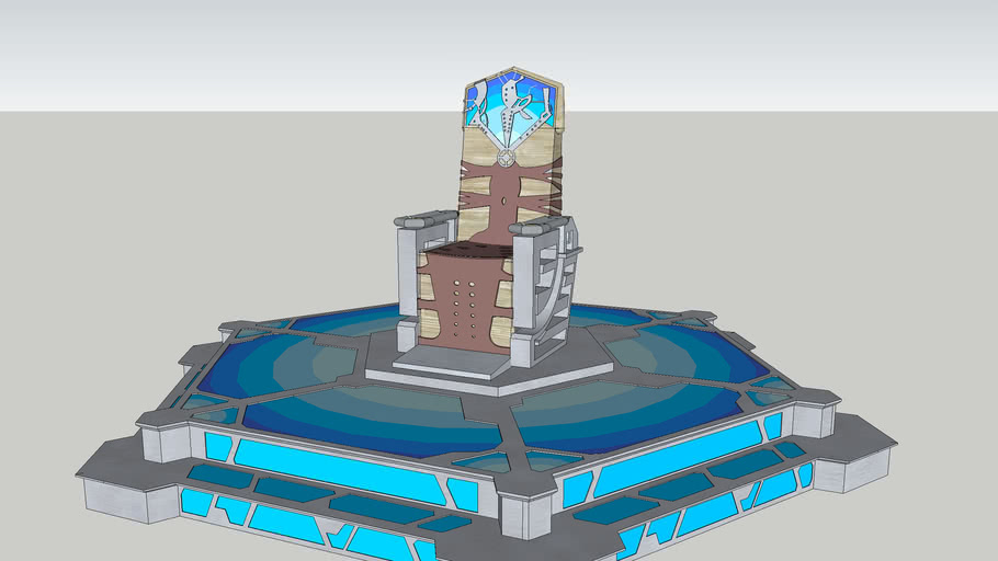 Ancient Control Chair (With full platform) | 3D Warehouse