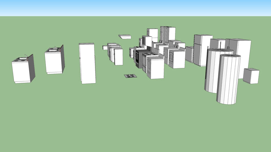 Various Kitchen Appliances | 3D Warehouse