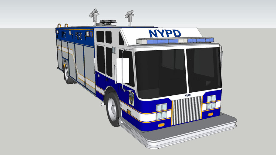 NYPD PAPD HEAVY ESU TRUCK | 3D Warehouse