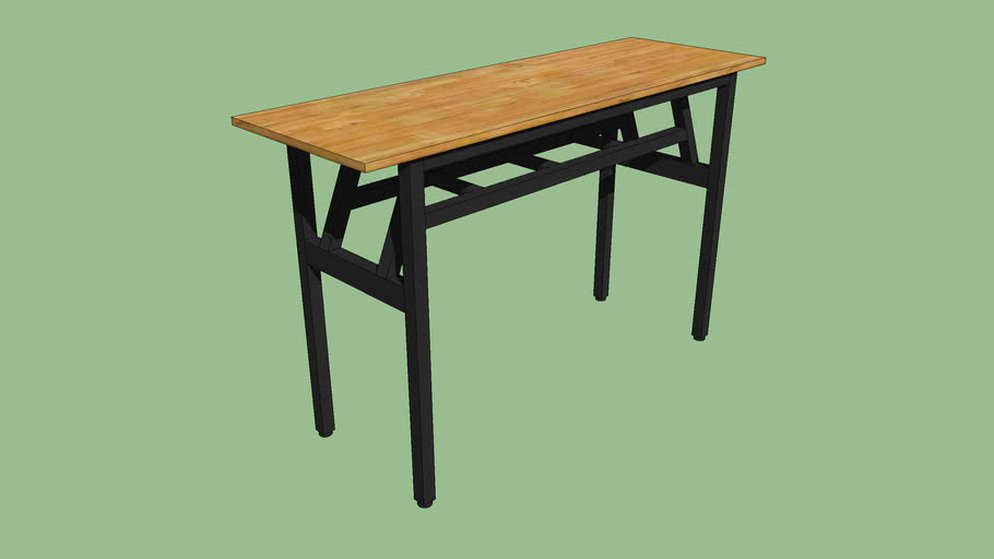 Wood-Laminate Study Table/Desk UPDATED] | 3D Warehouse