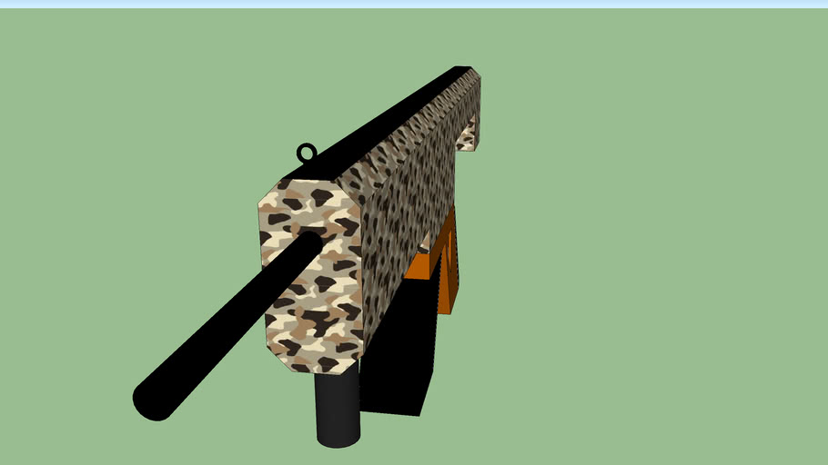 fictional assault rifle | 3D Warehouse