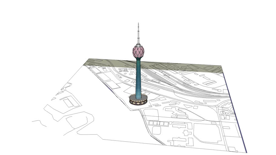 Lotus Tower - Colombo | 3D Warehouse