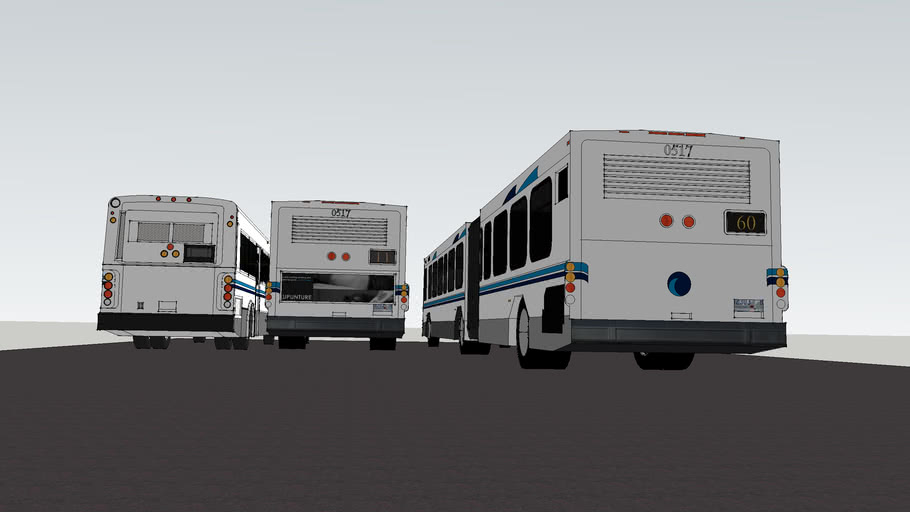 Hybrid Orion V 05.501, Gillig low floor RTS, Articulated Gillig low ...