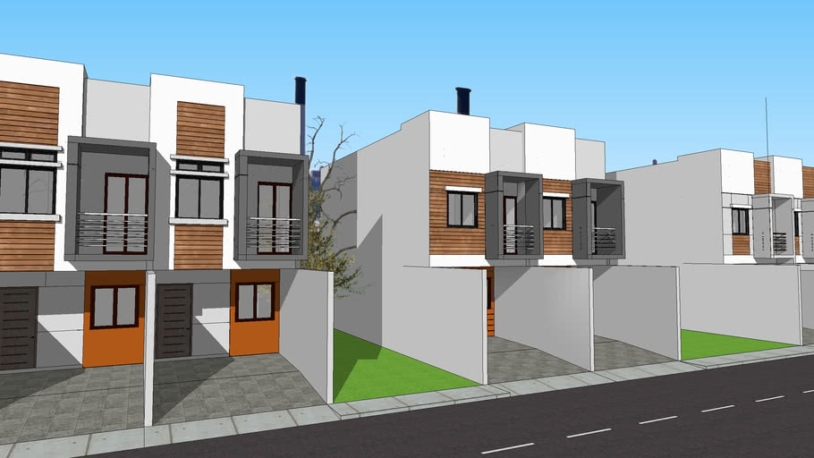 Duplex Town House | 3D Warehouse