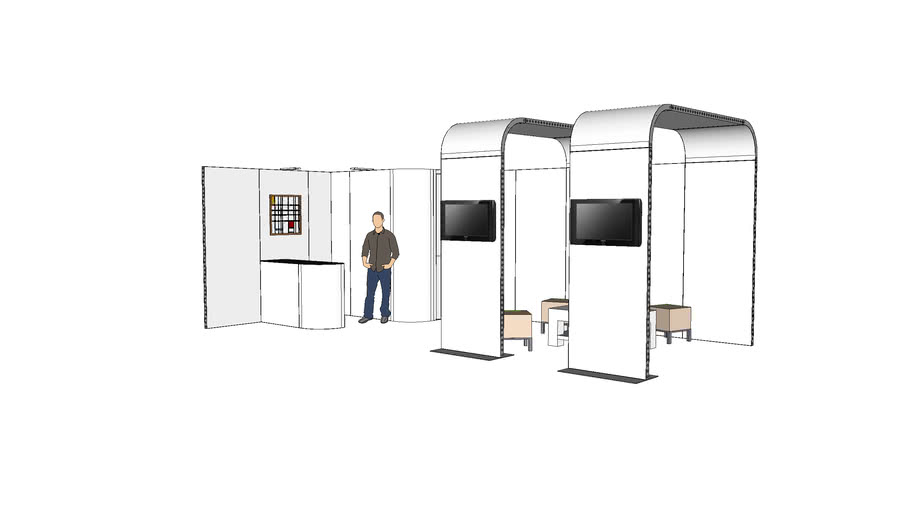 beMatrix DEMO Booth 01 | 3D Warehouse