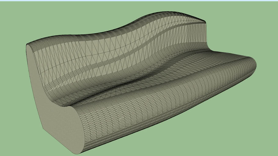 Curved sofa | 3D Warehouse