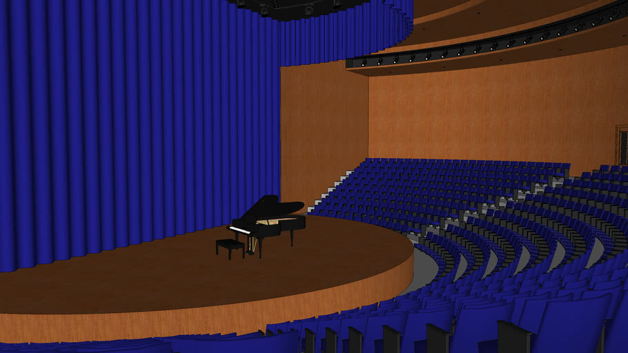 Theatre Half Round | 3D Warehouse