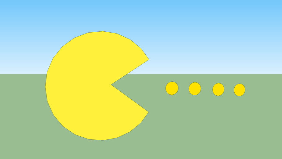 2D Pacman Scene | 3D Warehouse