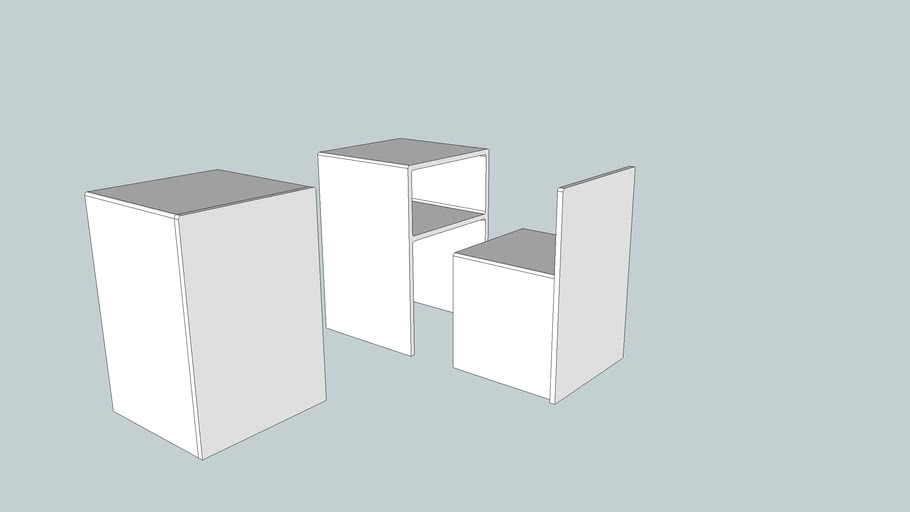 portable desk | 3D Warehouse