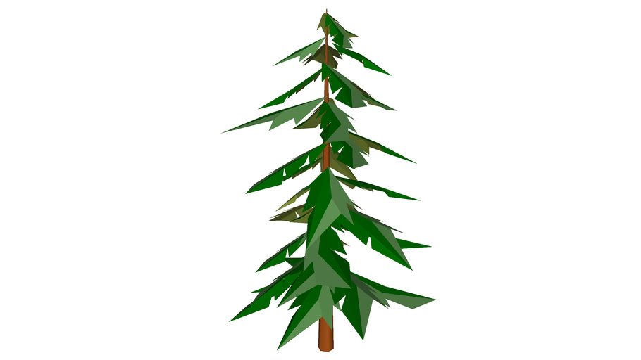 Evergreen Tree 31ft | 3D Warehouse