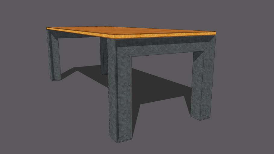 Industrial table | 3D Warehouse