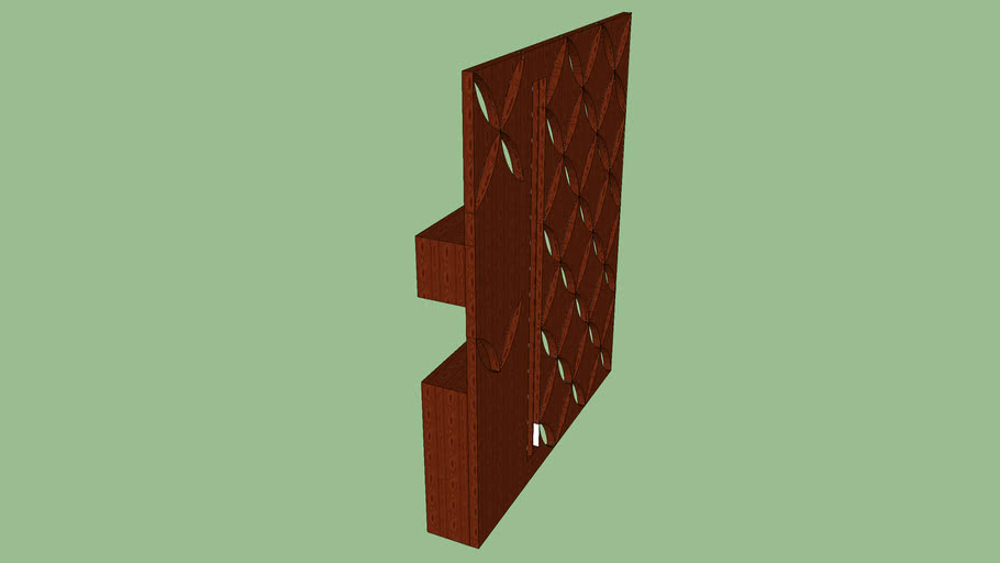 wooden partition | 3D Warehouse