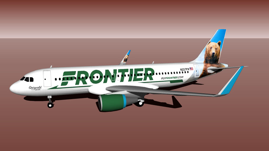 Frontier Airlines Airbus A320-214 (New Livery 2014) (Sharklets) (N227FR ...