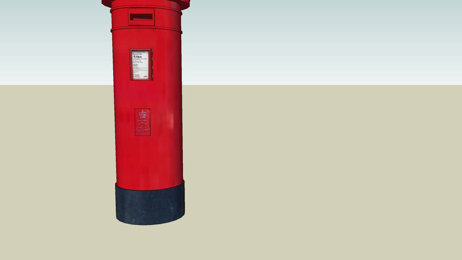 UK Post Box | 3D Warehouse