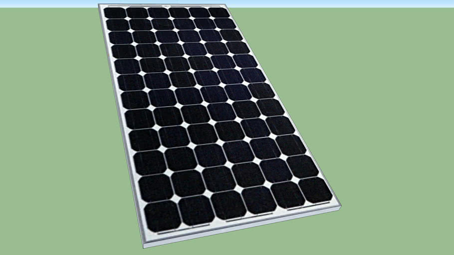 Solarworld Sunmodule+ SW 160-185 mono | 3D Warehouse