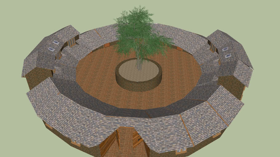 round stable yard | 3D Warehouse