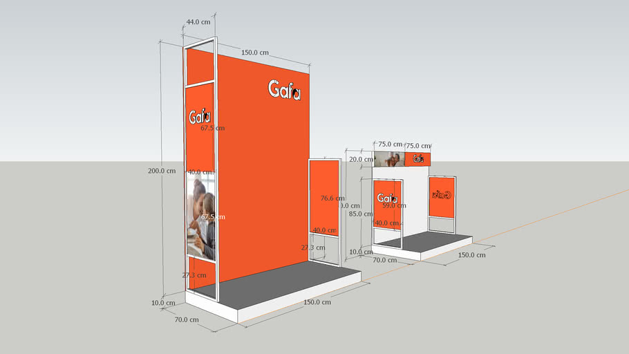 GAFA Exhibidor 2021 Aprobado | 3D Warehouse