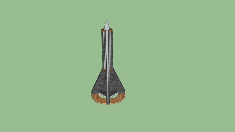 Rocket stand 2m | 3D Warehouse