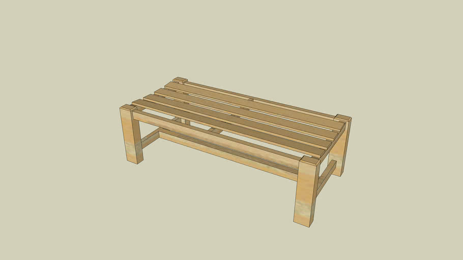 Garden Bench | 3D Warehouse