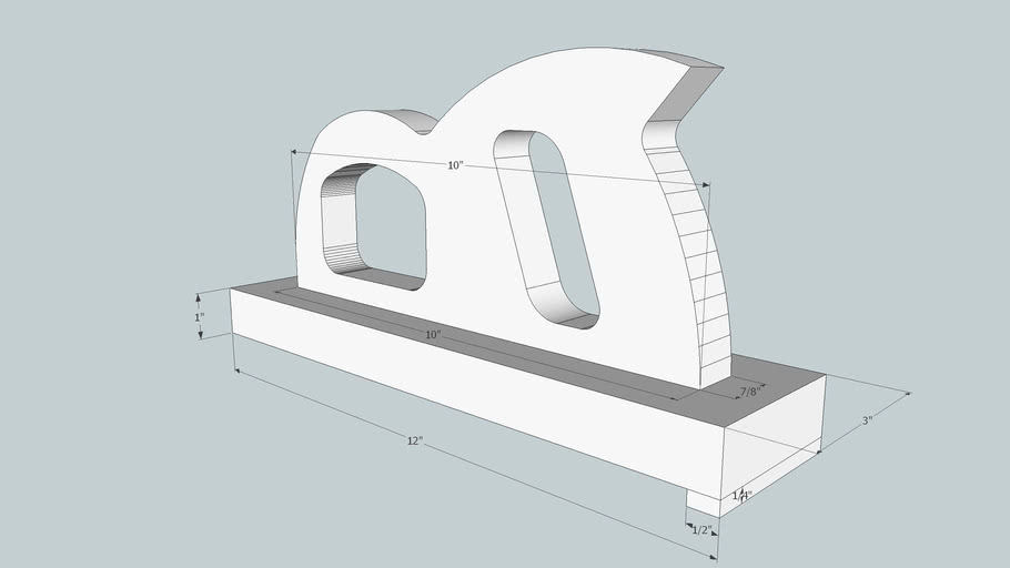 Jointer Push Block | 3D Warehouse