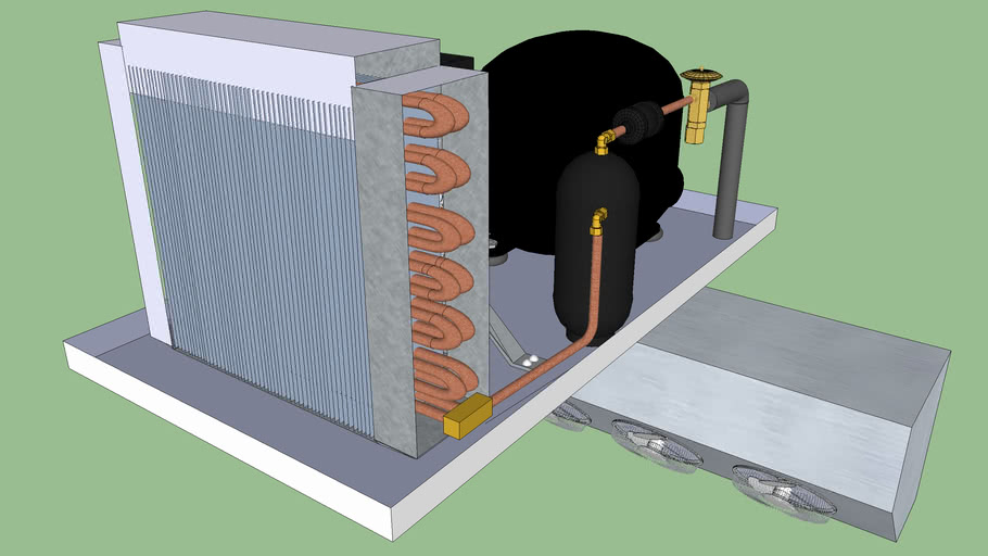 Walk in Compressor & Coil | 3D Warehouse