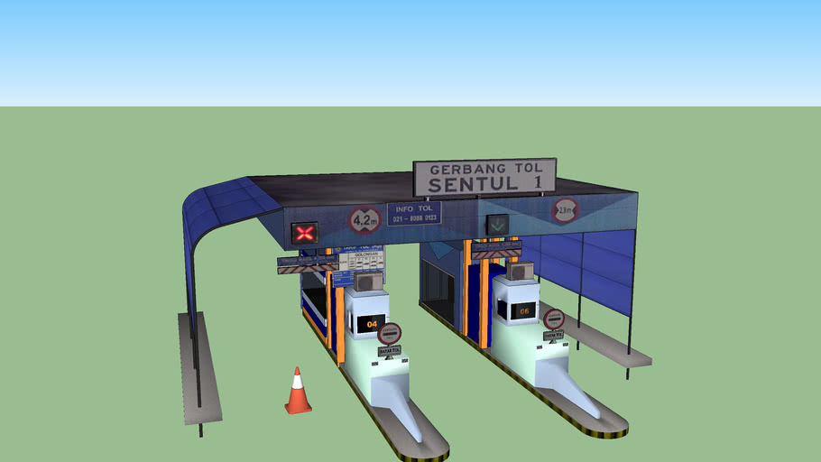 Gerbang Tol | 3D Warehouse