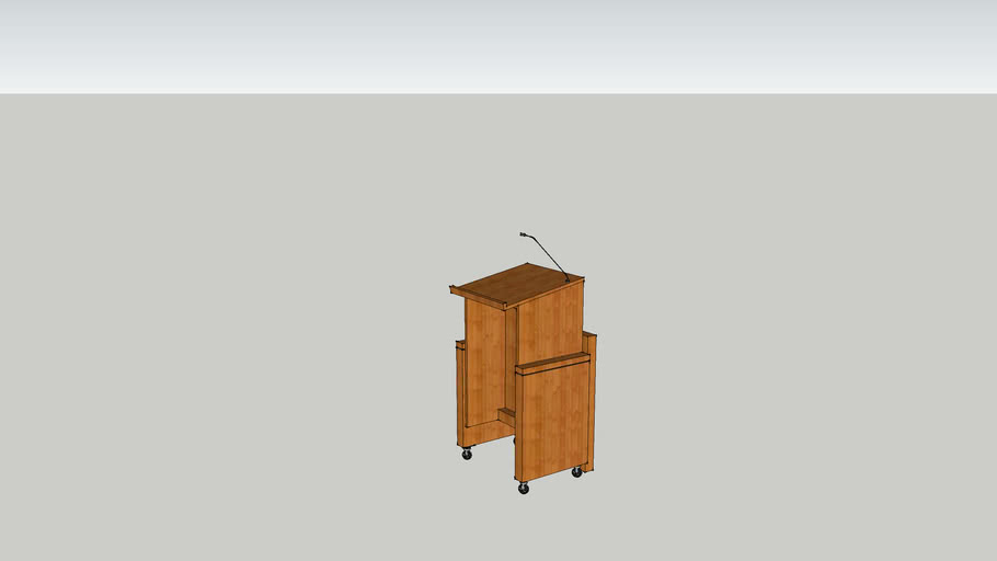 Standard Lectern | 3D Warehouse