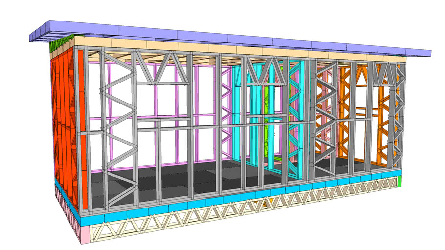 Modelo - Sistema Constructivo en Seco | 3D Warehouse