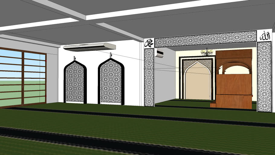 INTERIOR MASJID 5 | 3D Warehouse